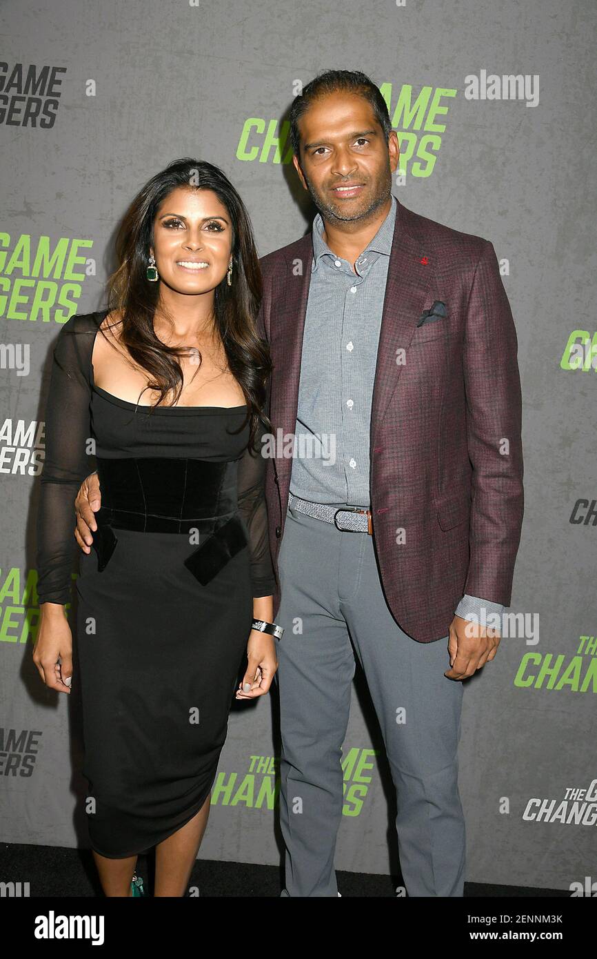Executive Producers Paresh Patel and wife Nirva Patel attends the New York Premiere of " The ...