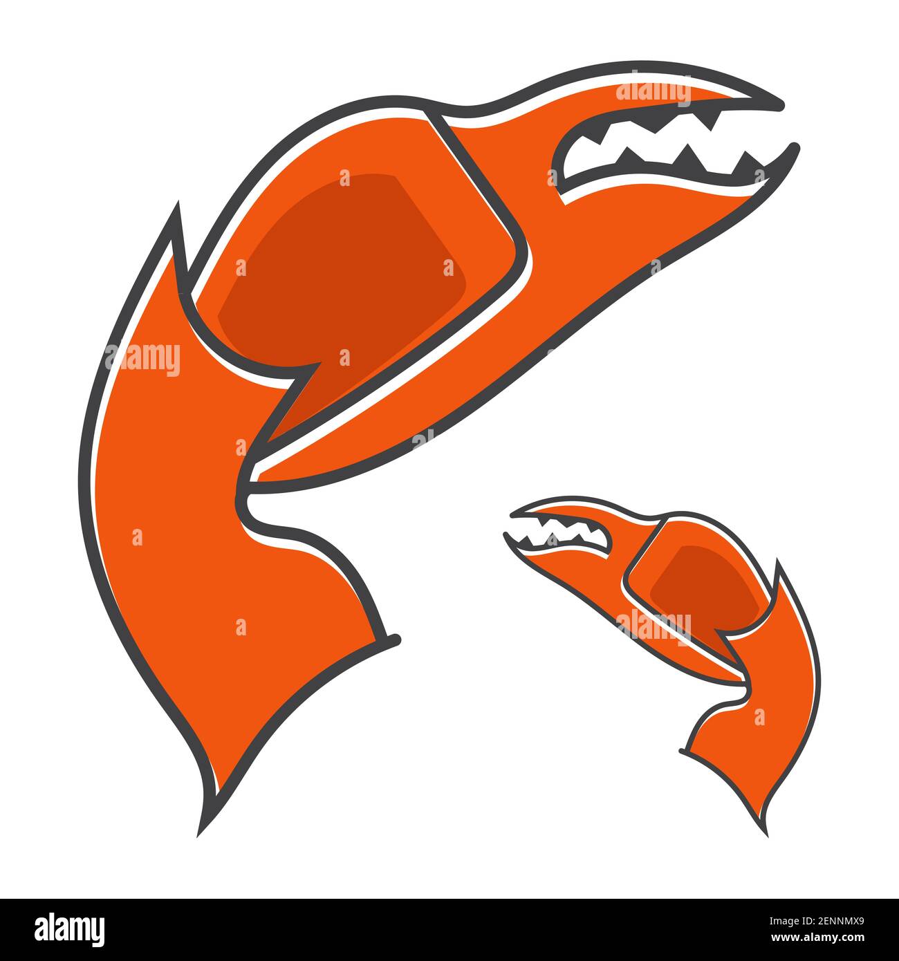 Fish with claws Stock Vector Images - Alamy
