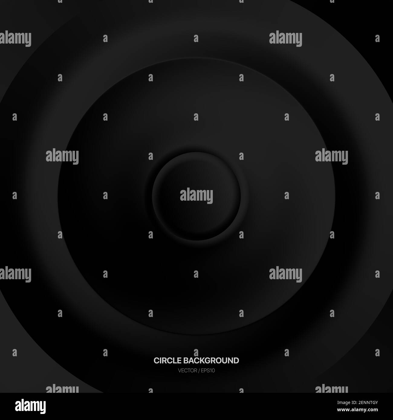 Black Abstract background. Dark Strict design concept. Circle subwoofer ...