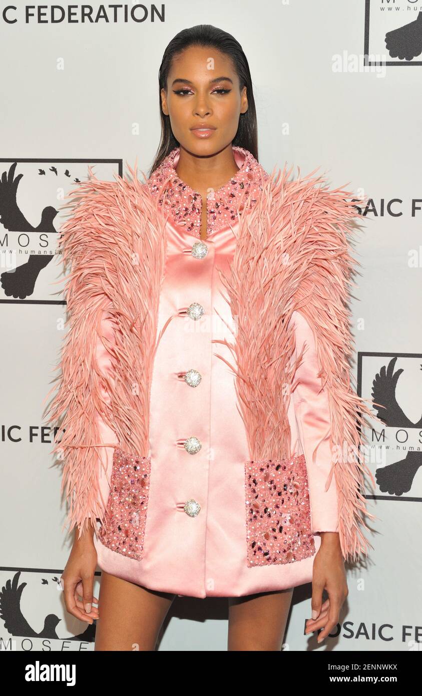 Cindy Bruna attends the Mosaic Hederation Gala Against Human Slavery at ...