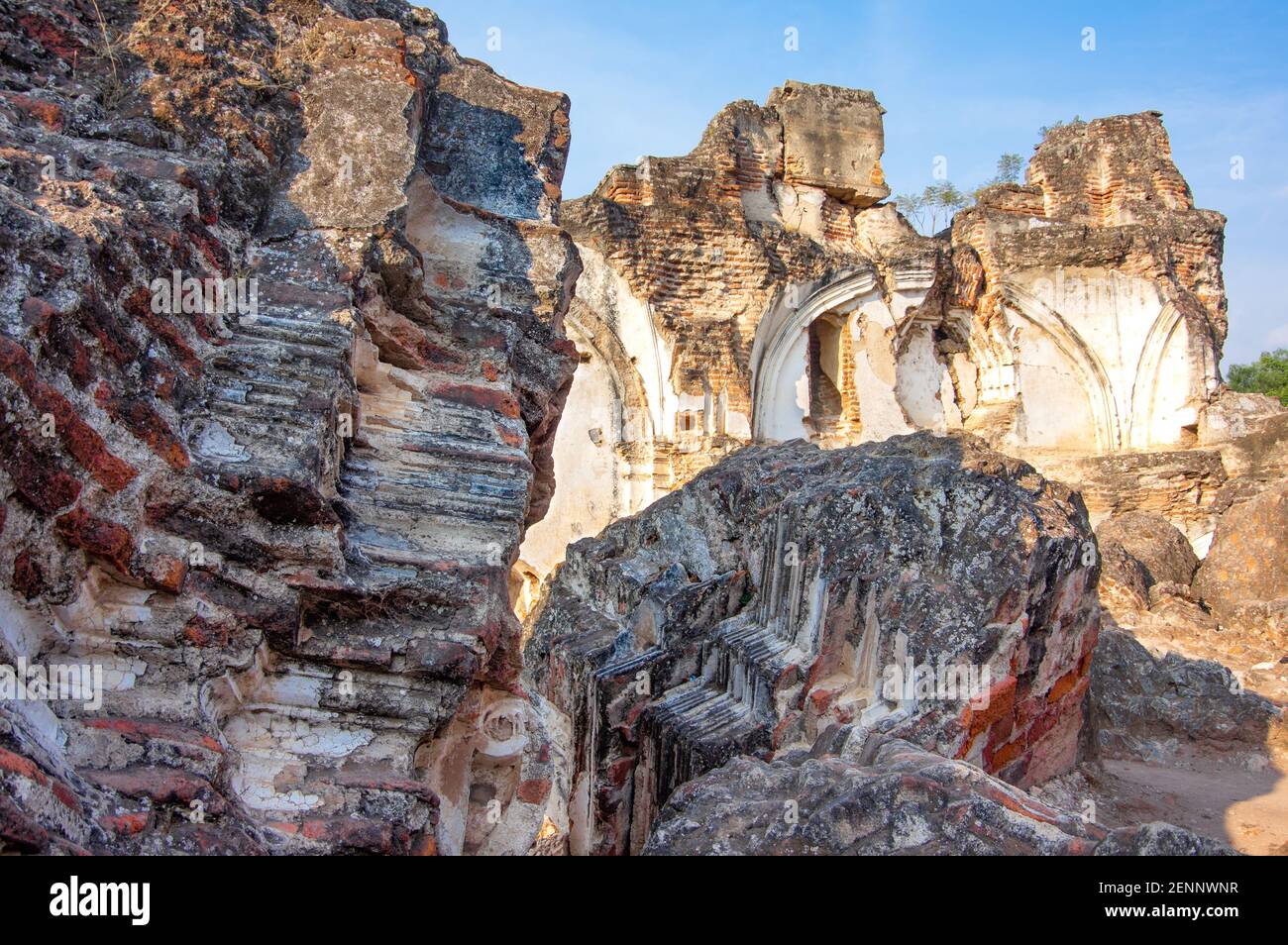 La Recolección Architectural Complex ruins of Antigua, Guatemala Stock ...
