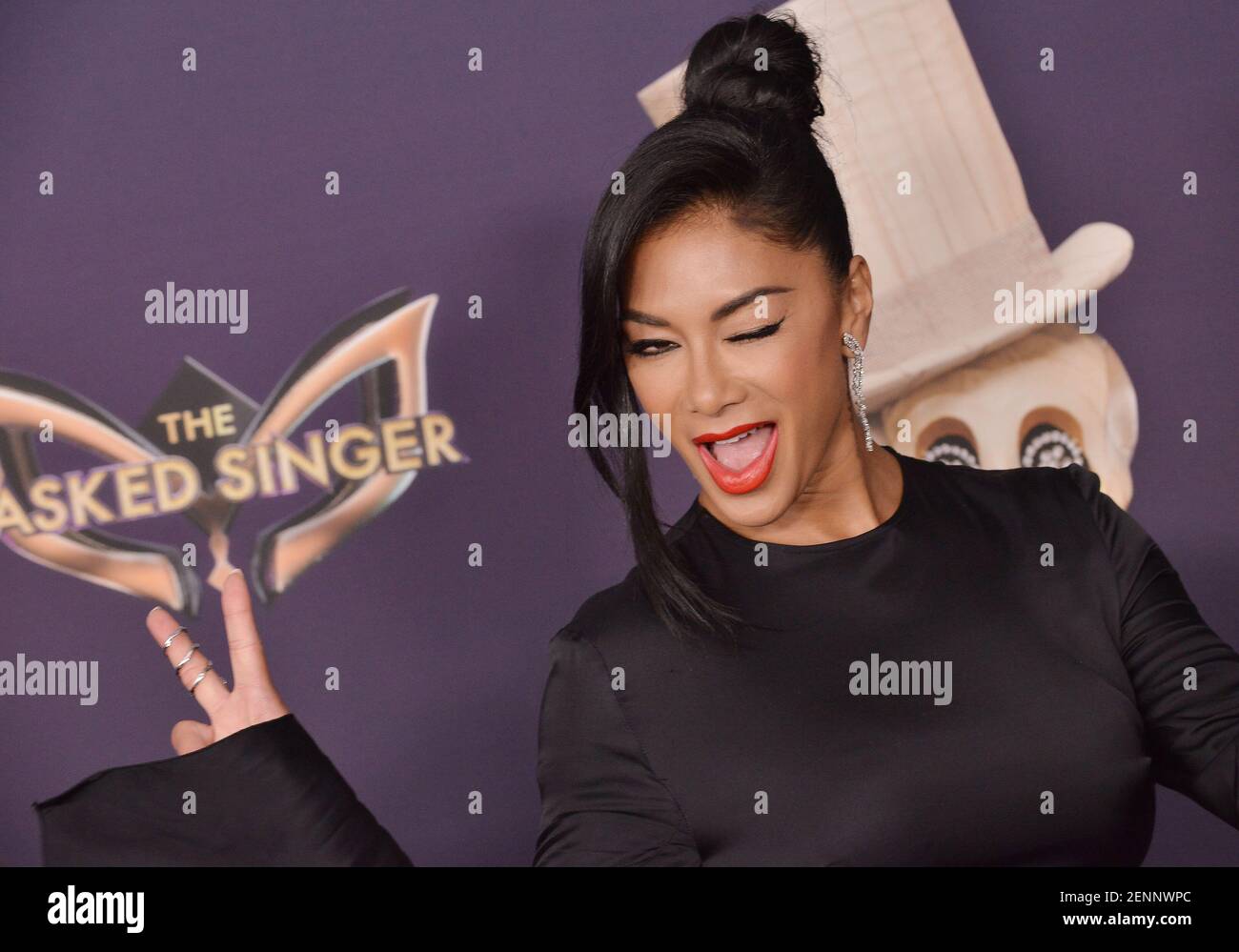 Nicole Scherzinger arrives at THE MASKED SINGER Season 2 Premiere held ...