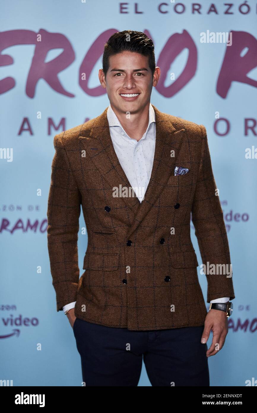 James Rodriguez attends the El Corazon De Sergio Ramos premiere at ...