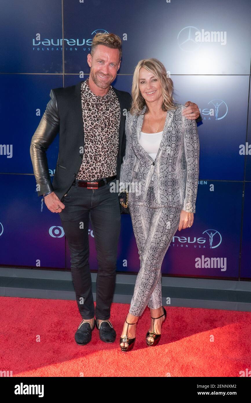 Charlie Walters and Nadia Comaneci attends the Laureus Sports for Good ...