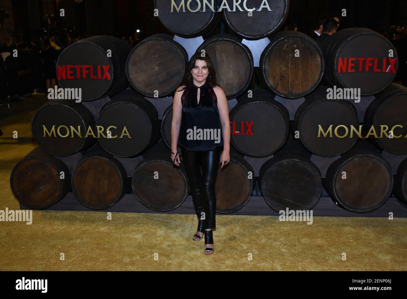 MEXICO CITY, MEXICO - SEPTEMBER 10: Alpha Acosta poses for photos ...