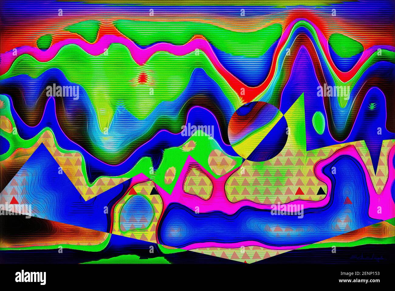 CORPORATE ART: Alpine Abstract 2021 Stock Photo - Alamy