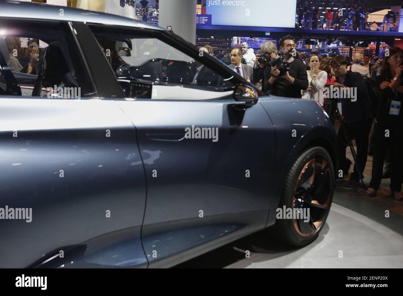 Spanish car manufacturer SEAT, part of the Volkswagen Group, presented ...