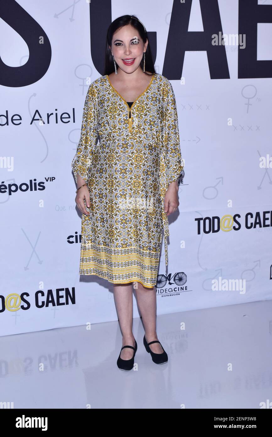 MEXICO CITY, MEXICO - SEPTEMBER 11: Miriam Higareda poses for photos ...