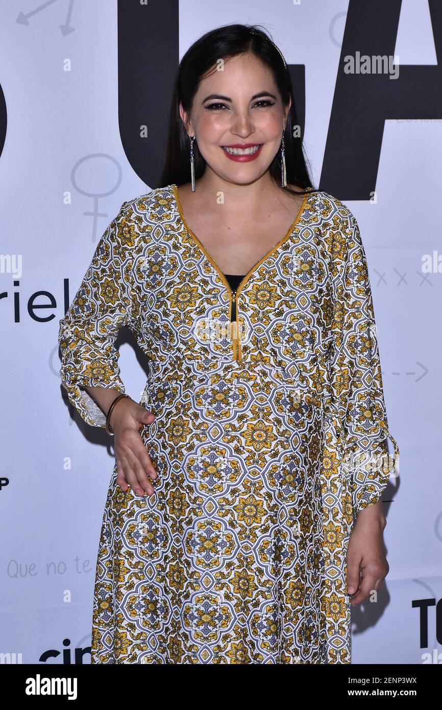 MEXICO CITY, MEXICO - SEPTEMBER 11: Miriam Higareda poses for photos ...