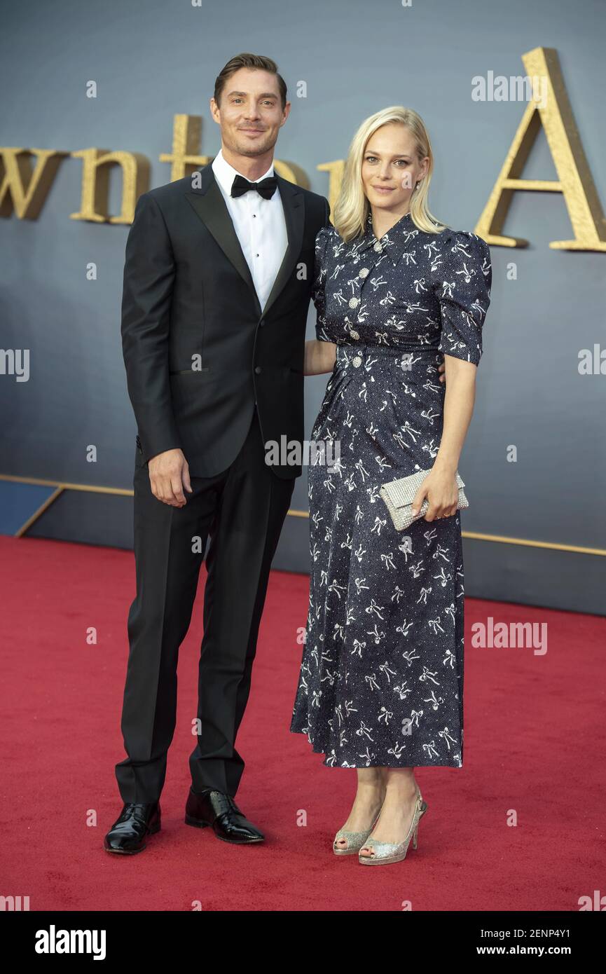 Max Brown and Annabelle Horsey attend the World Premiere Of Downton ...