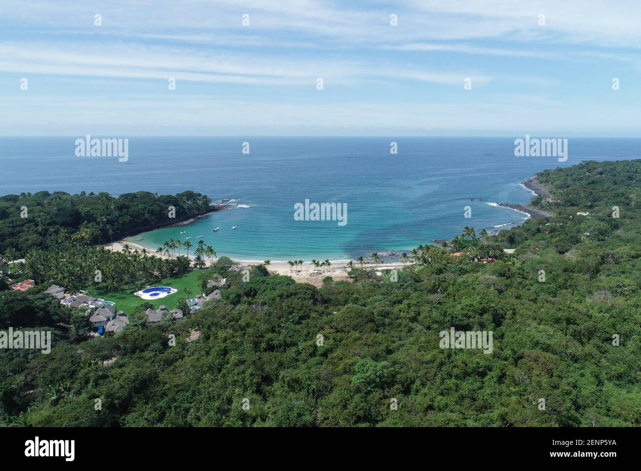 Aerial view beach puerto vallarta hi-res stock photography and images ...