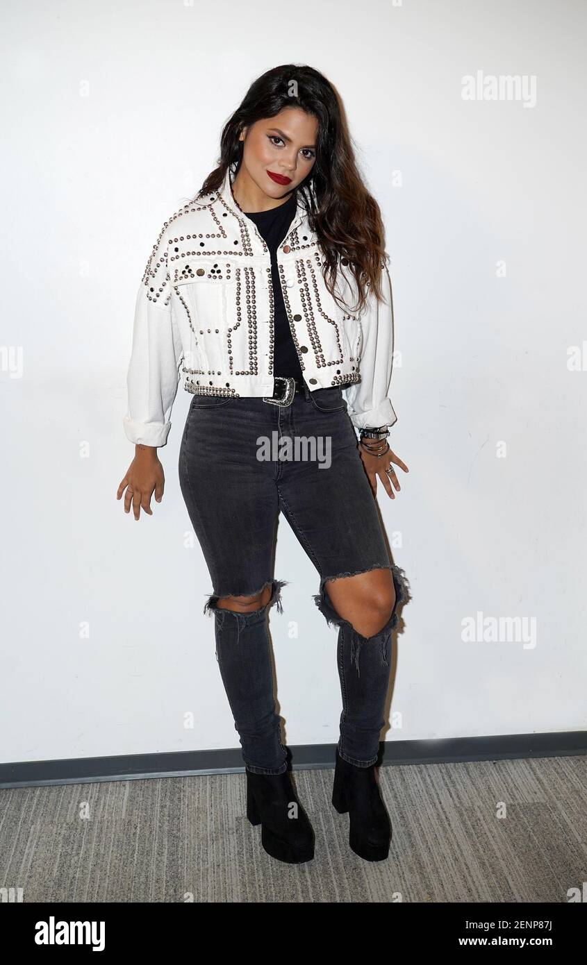 MIAMI, FL - SePT 12: Techy Fatule poses backstage for a portrait during ...