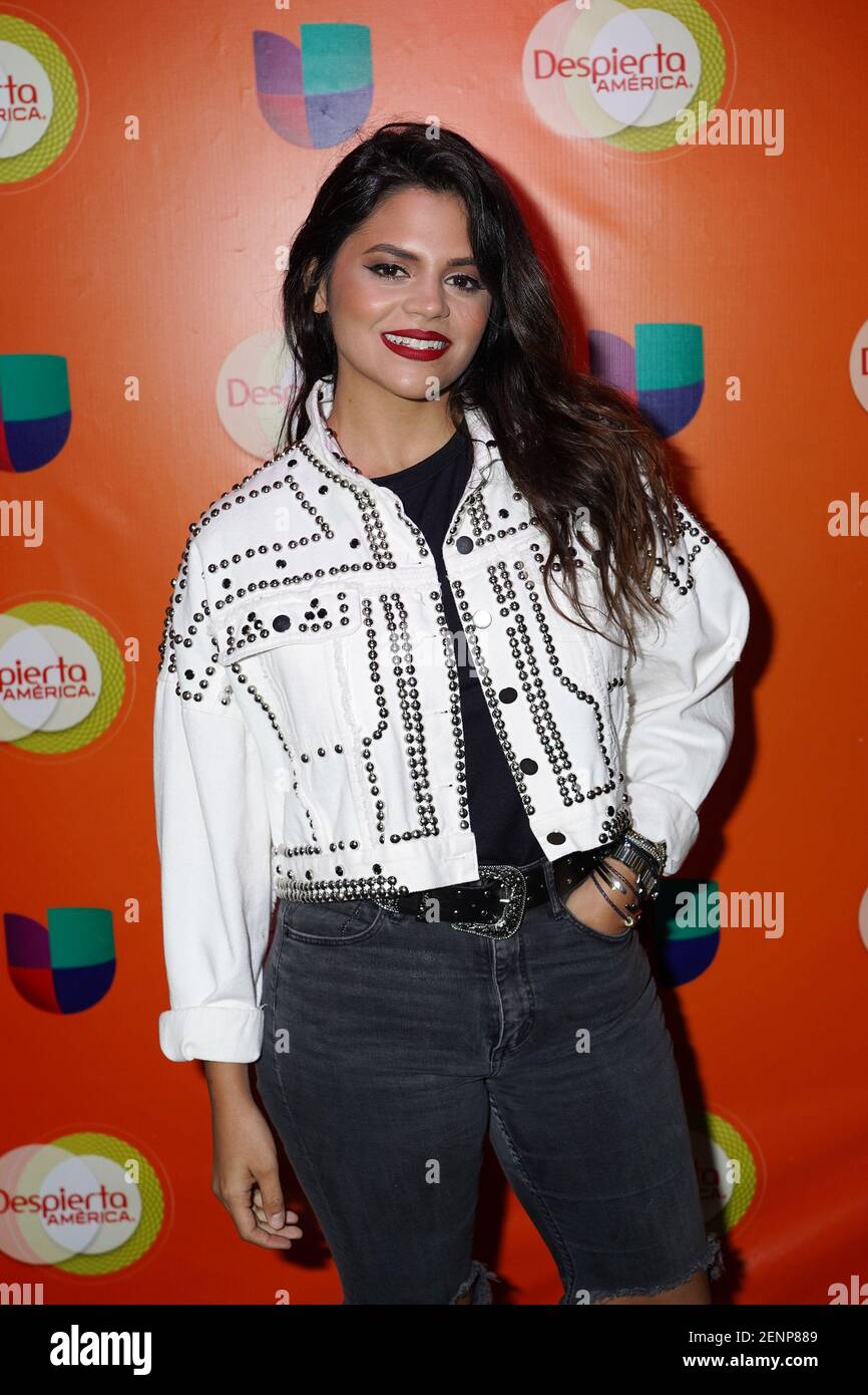 MIAMI, FL - SePT 12: Techy Fatule poses backstage for a portrait during ...