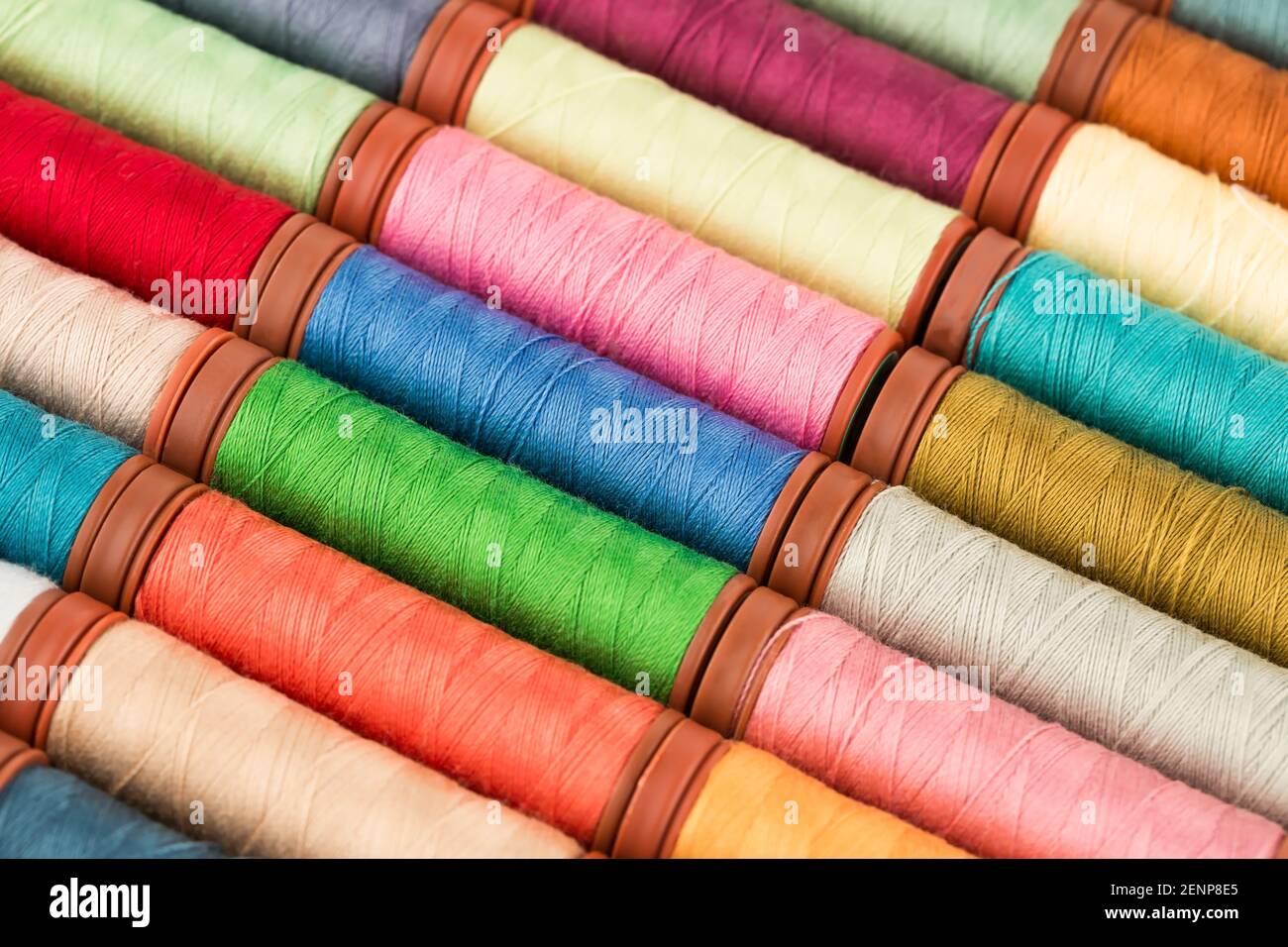 Plastic cotton reels hi-res stock photography and images - Alamy
