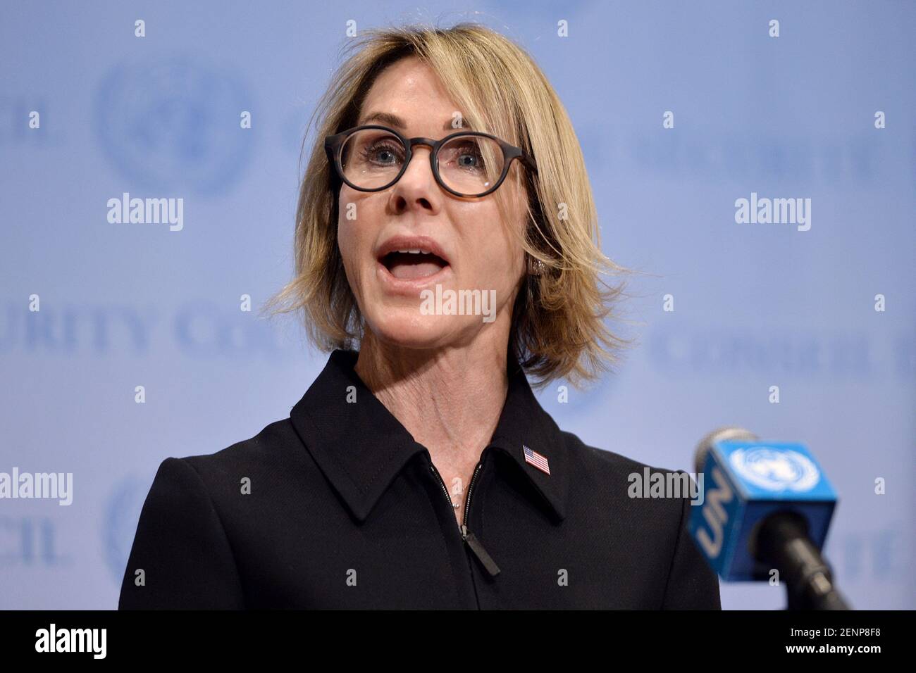 Ambassador Kelly Knight Craft, the newly-confirmed U.S. Permanent ...