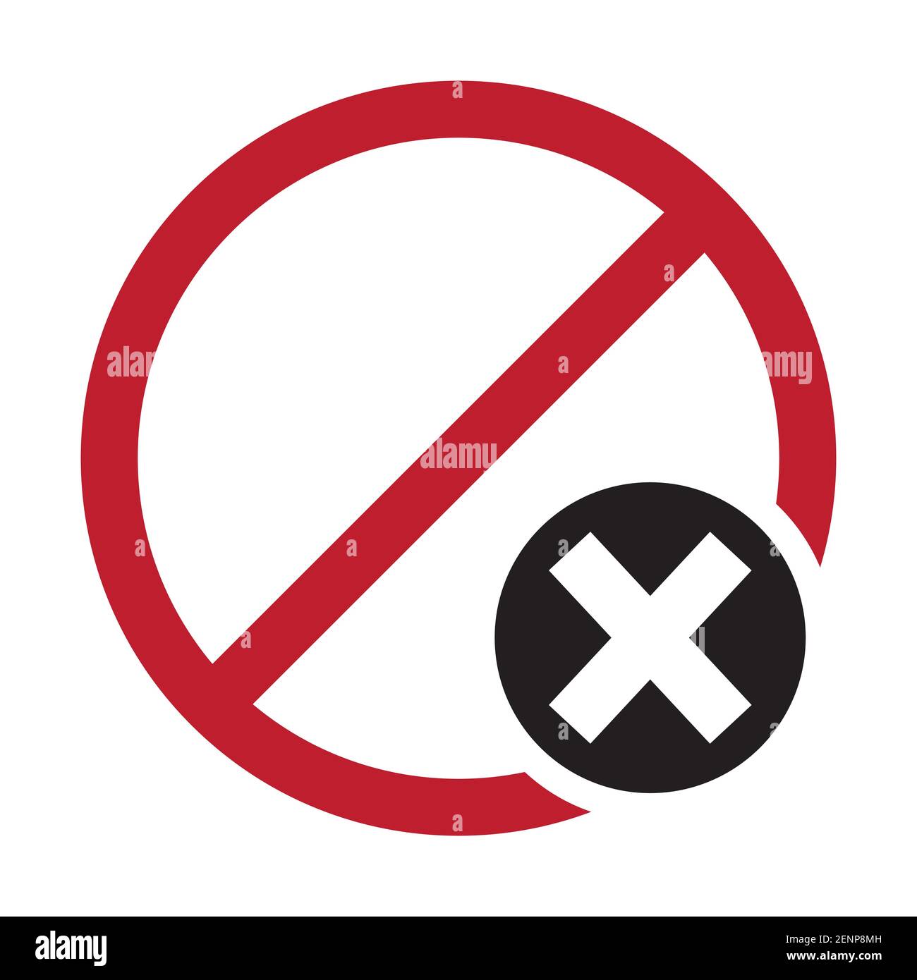 Cancellation mark Stock Vector Images - Alamy