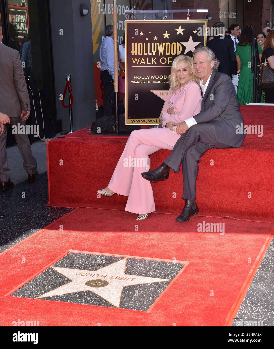 (L-R) Judith Light and Husband Robert Desiderio at the Judith Light ...