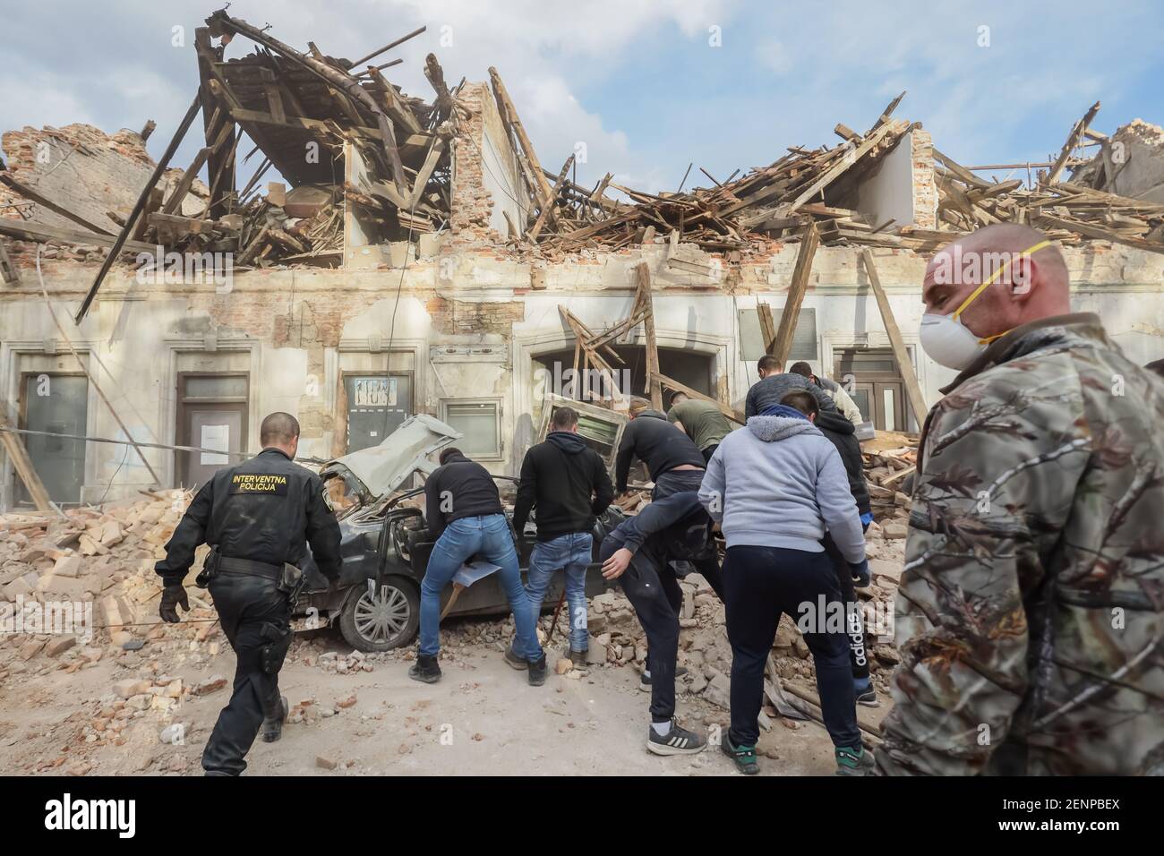 A catastrophic earthquake measuring 6.3 hit Petrinja and was felt in ...