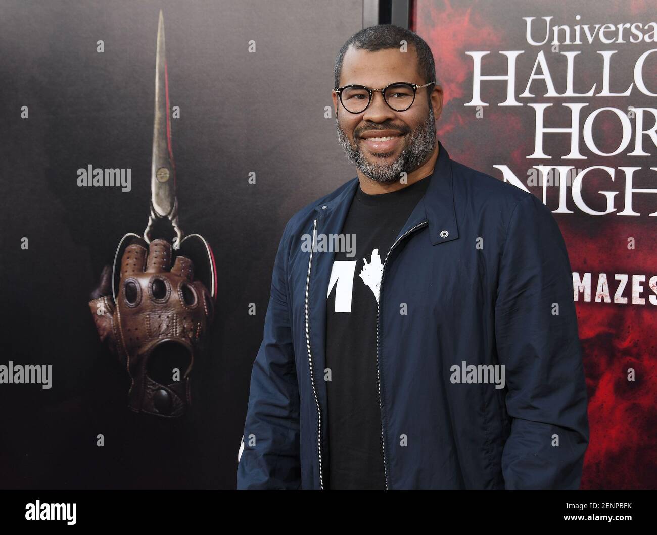 Jordan Peele arrives at the Opening Night of Universal Studios ...