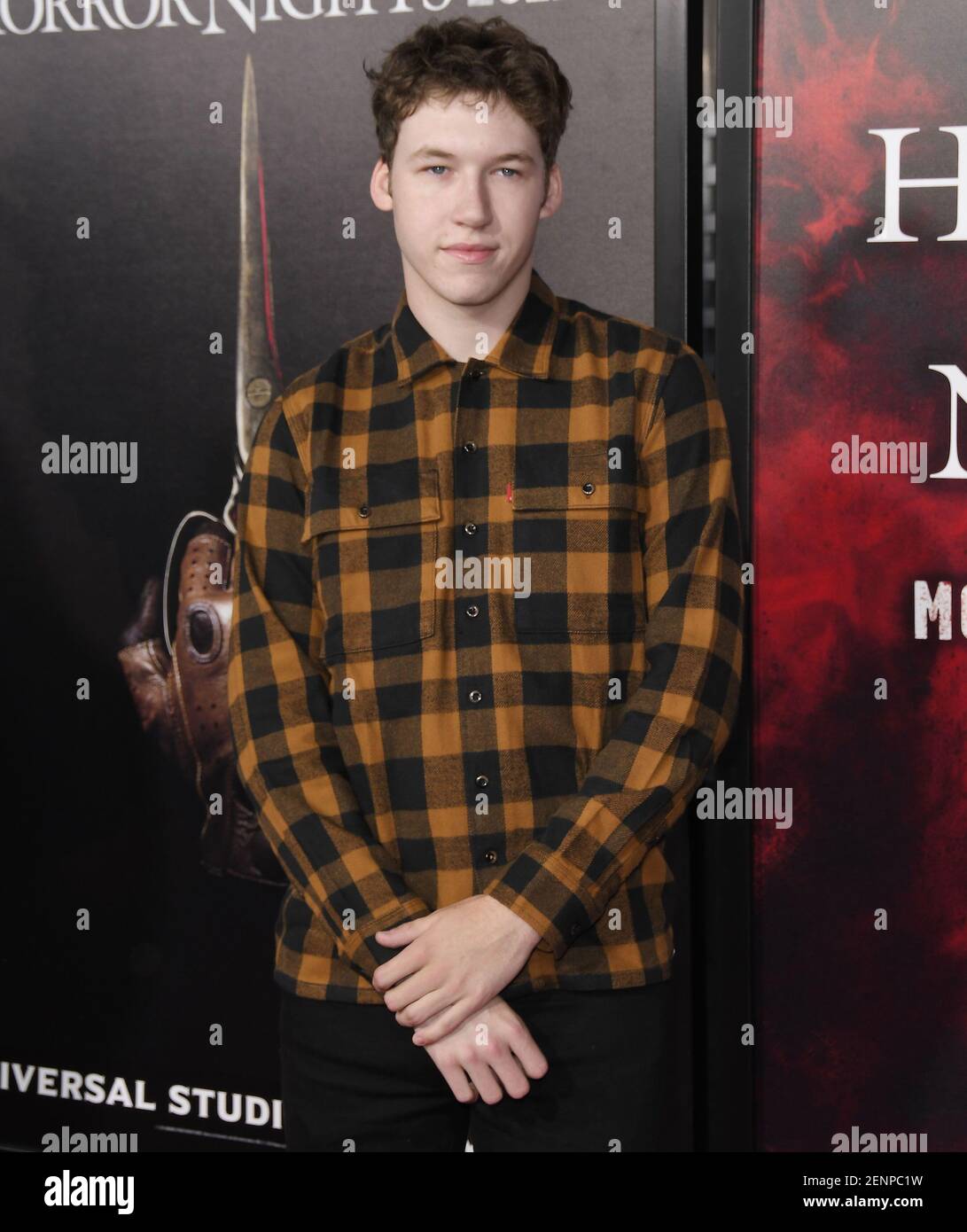 Devin Druid arrives at the Opening Night of Universal Studios ...