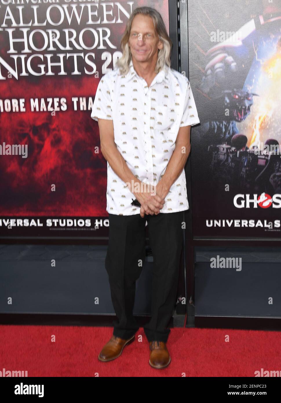 Alan Frazier arrives at the Opening Night of Universal Studios ...