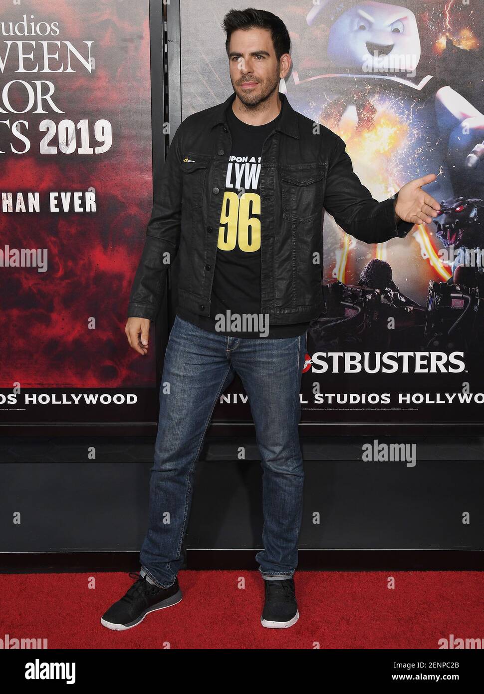 Eli Roth arrives at the Opening Night of Universal Studios' HALLOWEEN ...