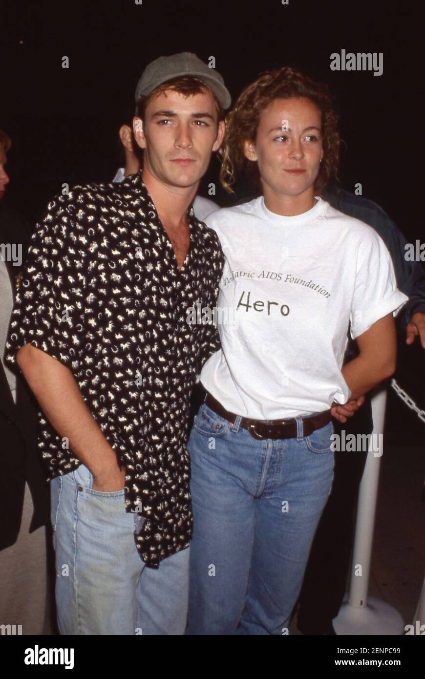 Luke Perry and Minnie Sharp at the Screening of HBO's Original Movie ...