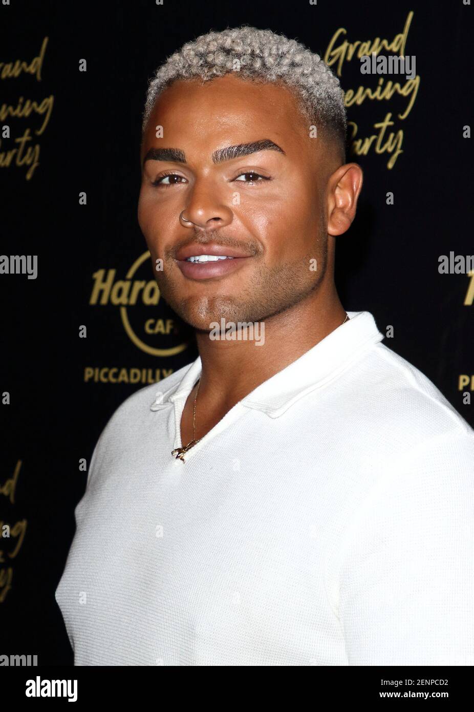 Nathan Henry on the red carpet at the Hard Rock Cafe Piccadilly Circus ...