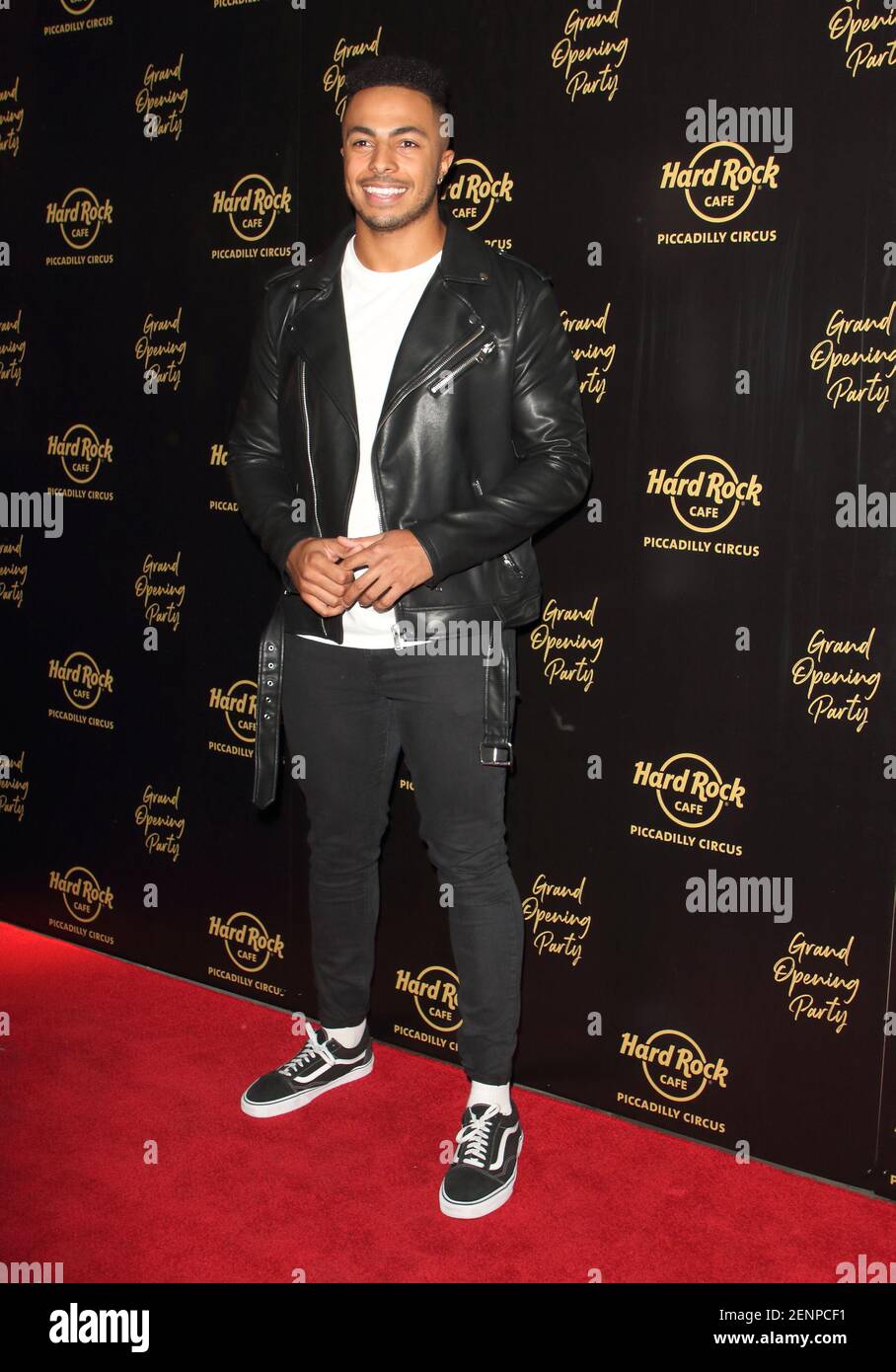 Tyler West on the red carpet at the Hard Rock Cafe Piccadilly Circus ...