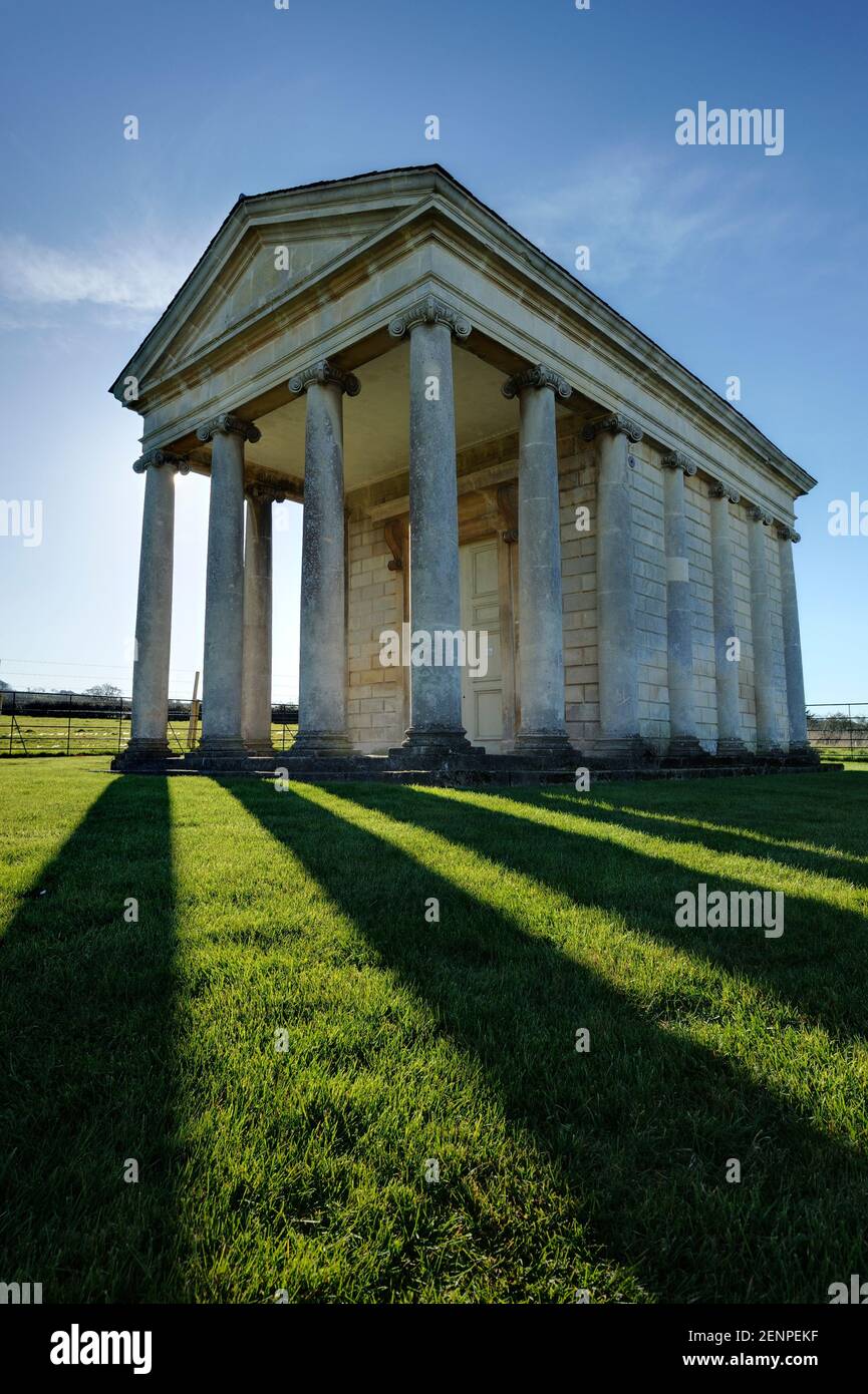 Temple of Harmony in the village of Goathurst, Somerset, UK. Built by ...