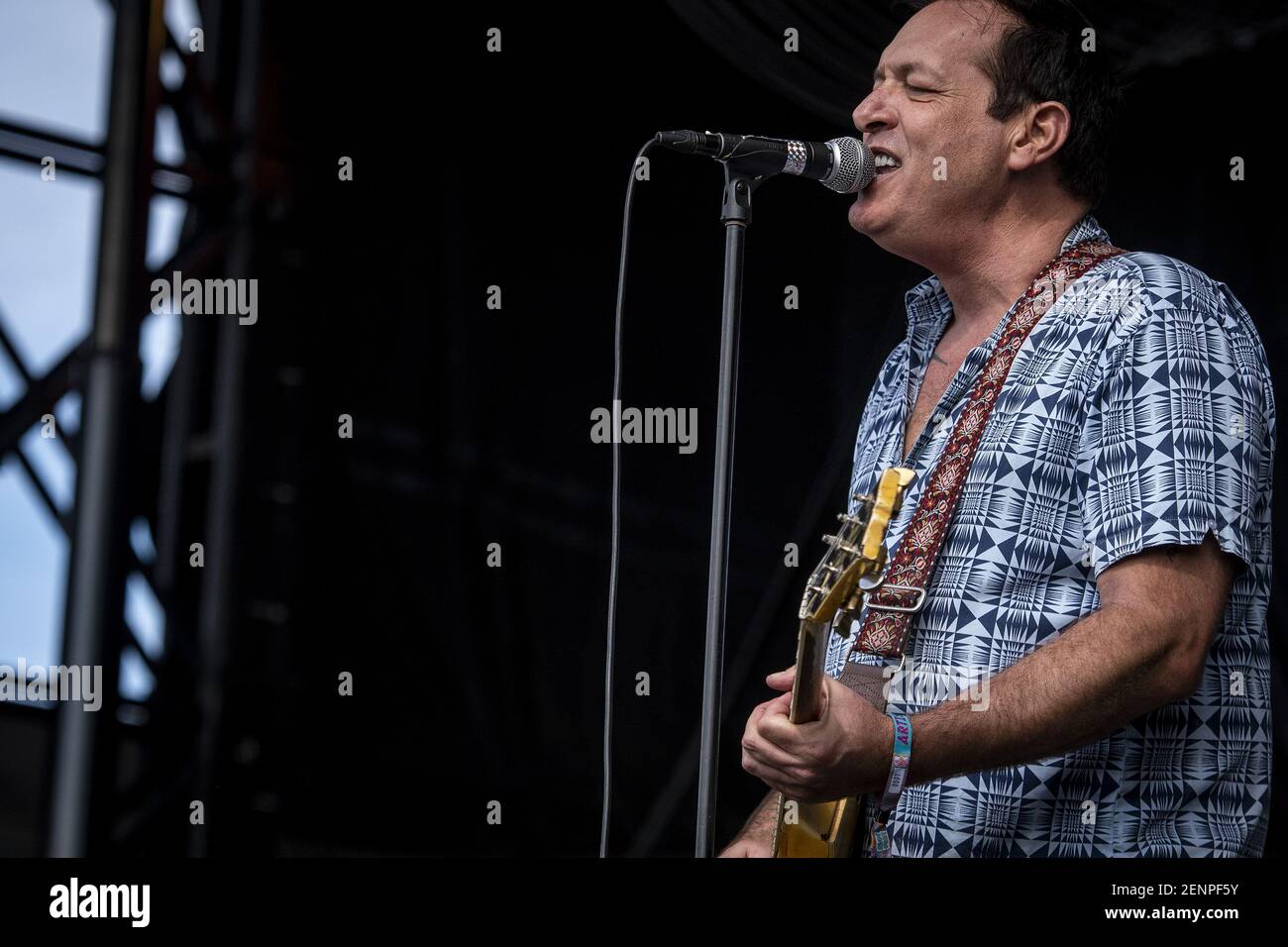 John Reis of The Hot Snakes perform in Douglas Park during Riot Fest ...