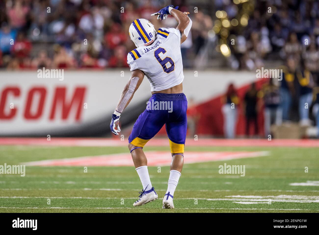 September 7, 2019: Prairie View A&M Panthers linebacker Storey Jackson ...