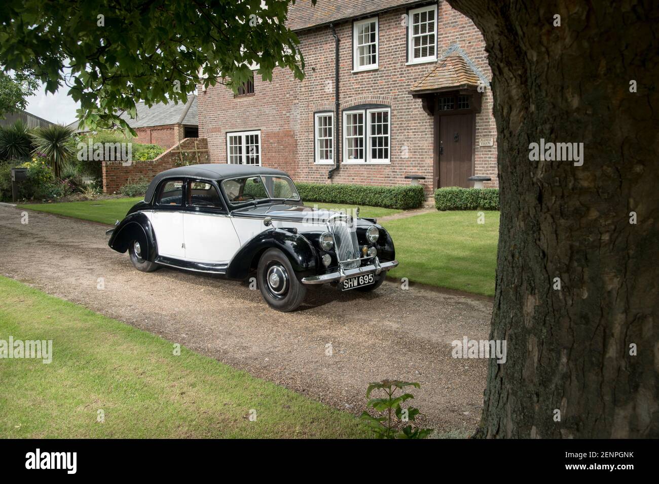 1954 Riley RME classic British saloon car Stock Photo - Alamy
