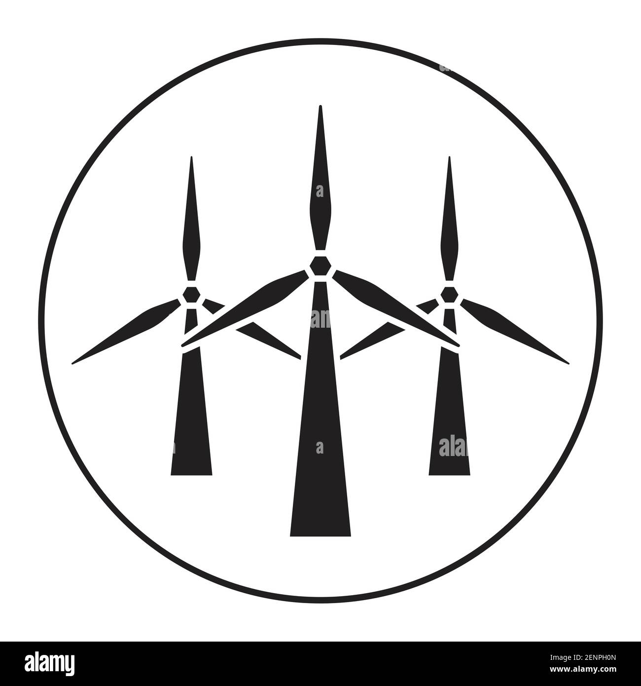 Offshore wind turbine vector vectors hi-res stock photography and images - Alamy