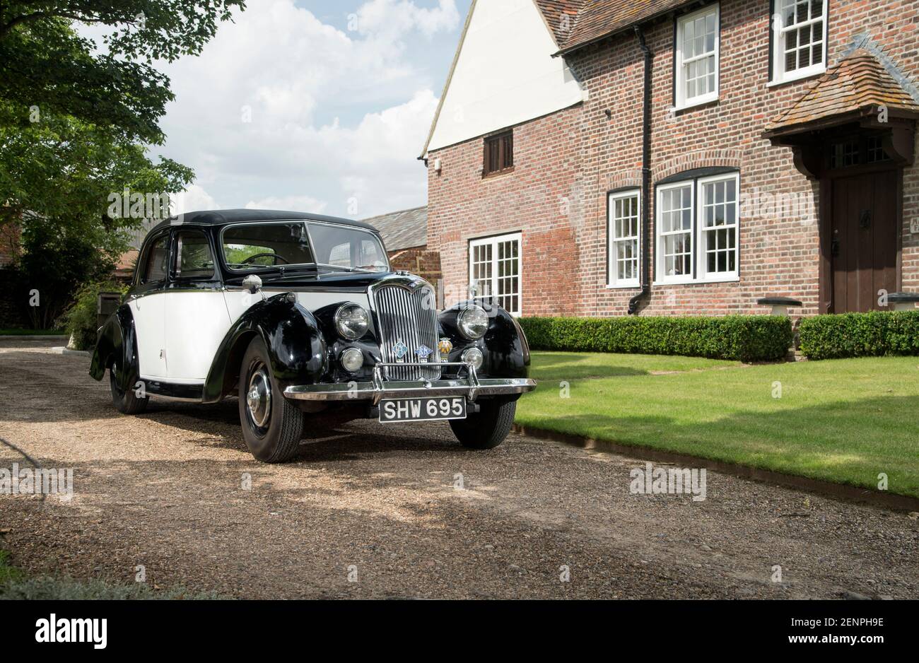 1954 Riley RME classic British saloon car Stock Photo - Alamy