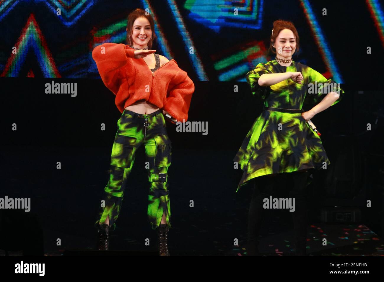 Charlene Choi, left, and Gillian Chung, right, of Hong Kong Cantopop ...