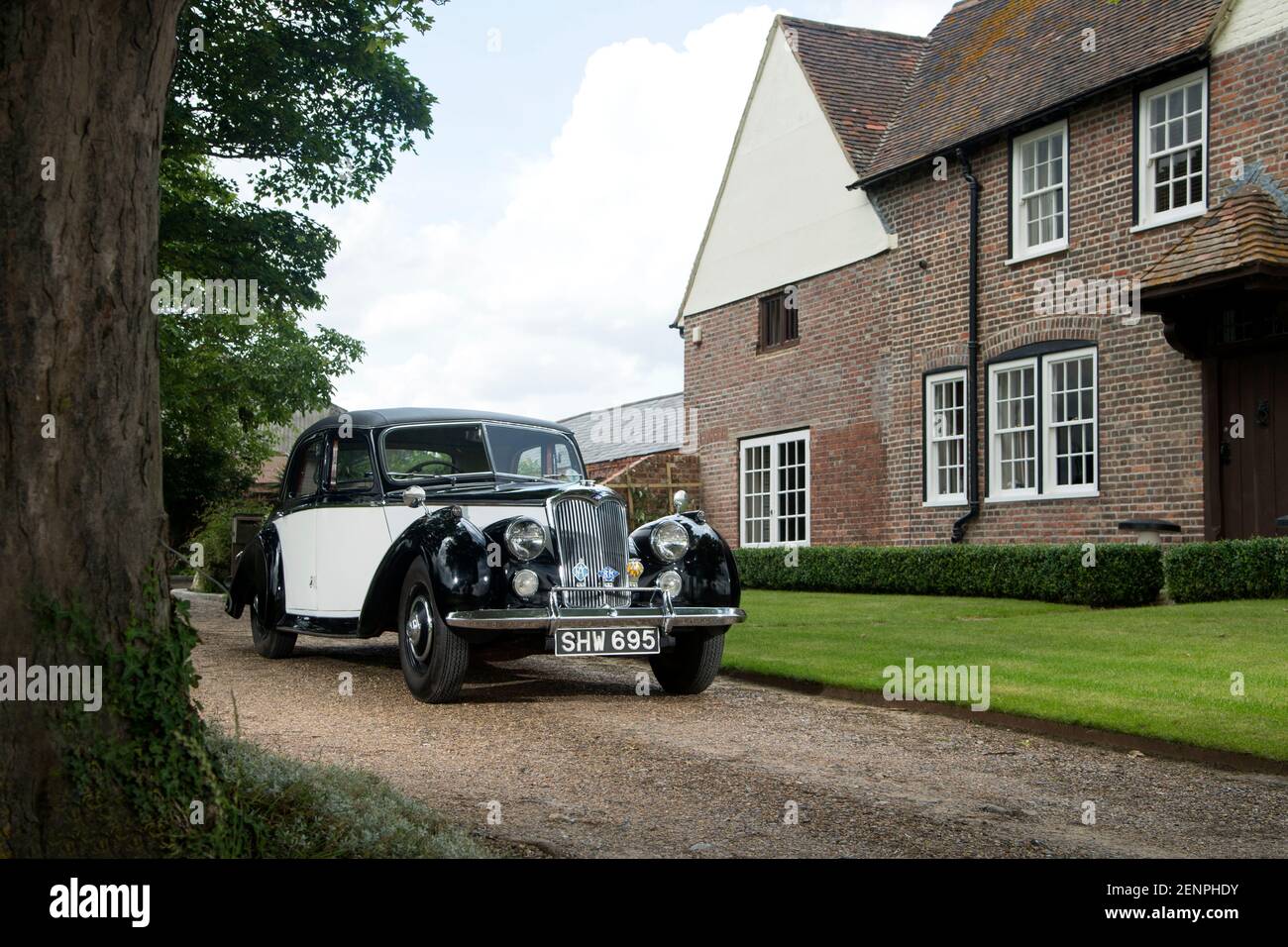 1954 Riley RME classic British saloon car Stock Photo - Alamy