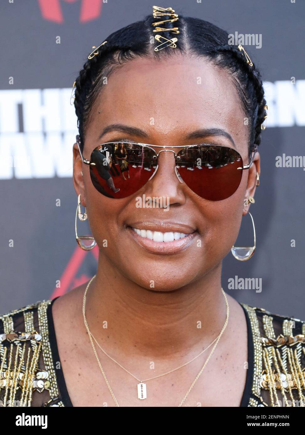 HOLLYWOOD, LOS ANGELES, CALIFORNIA, USA - SEPTEMBER 13: Actress Aisha ...