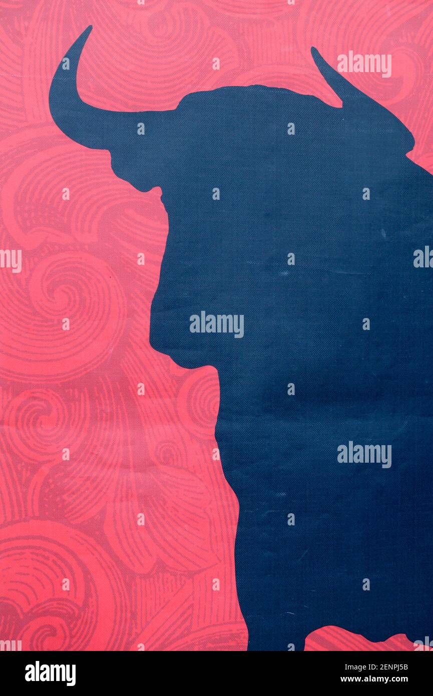 Spanish bull poster hi-res stock photography and images - Alamy