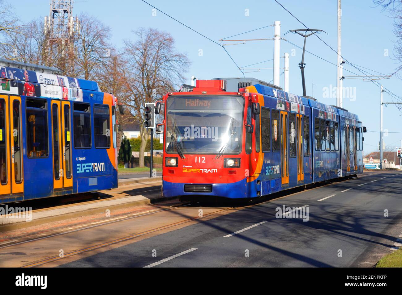 Stagecoach super tram hi-res stock photography and images - Alamy
