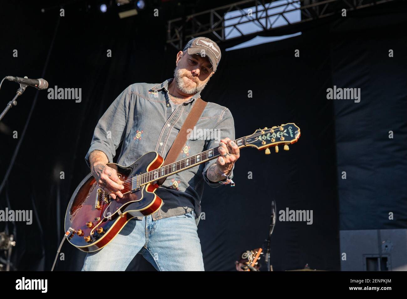 Ben Nichols of Lucero during the Riot Fest Music Festival at Douglas ...