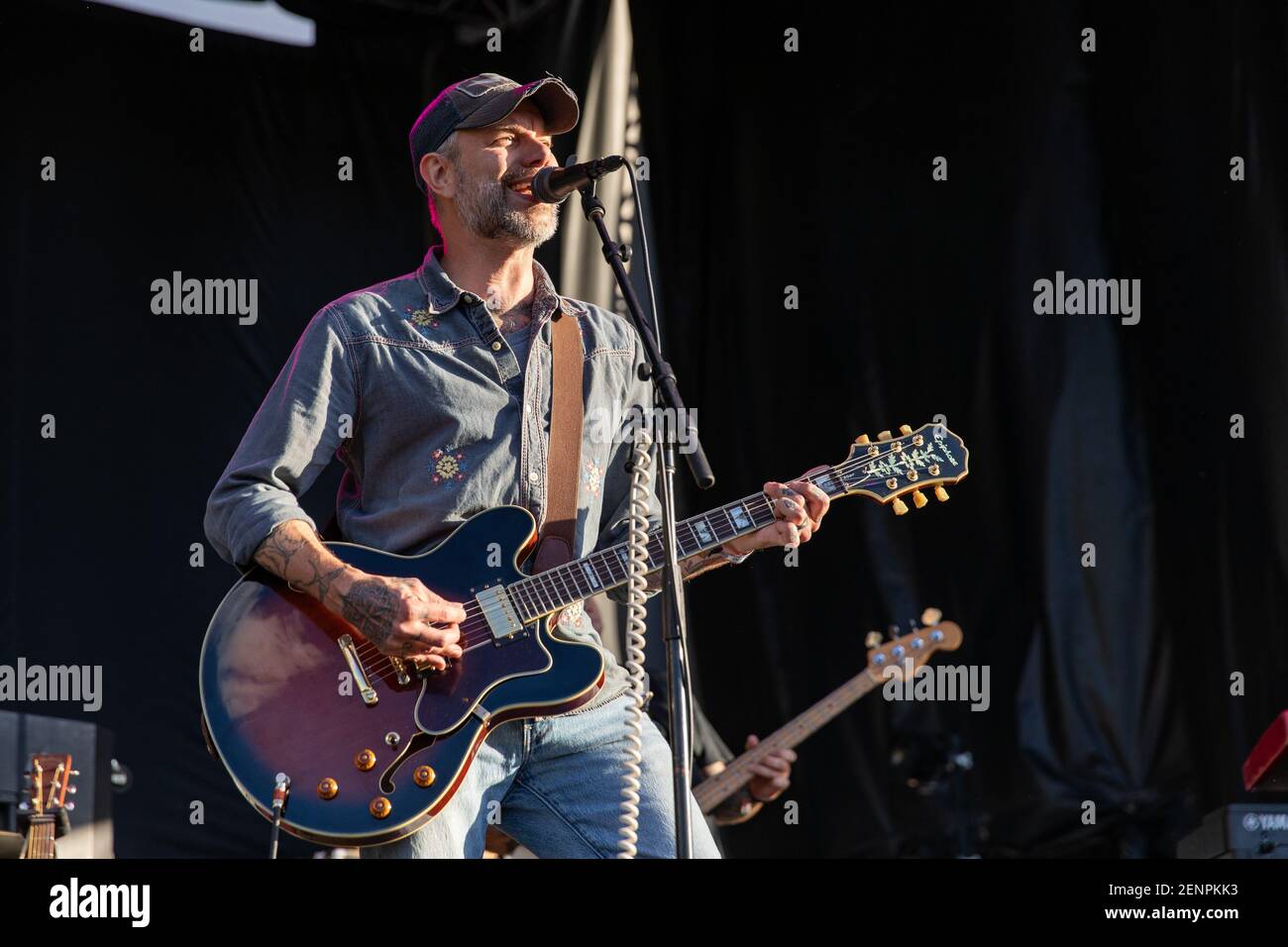 Ben Nichols of Lucero during the Riot Fest Music Festival at Douglas ...