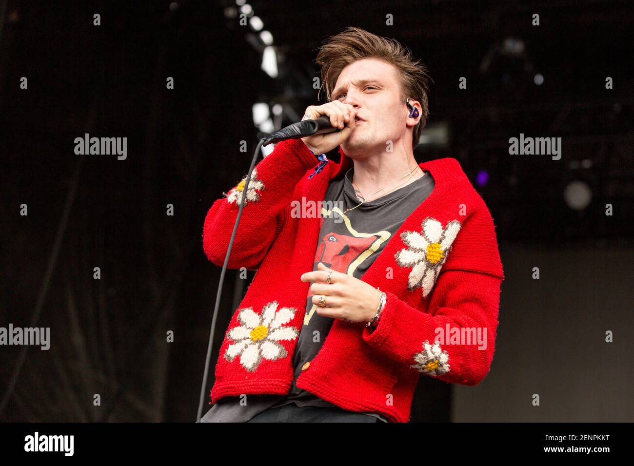 Ben Barlow of Neck Deep during the Riot Fest Music Festival at Douglas ...