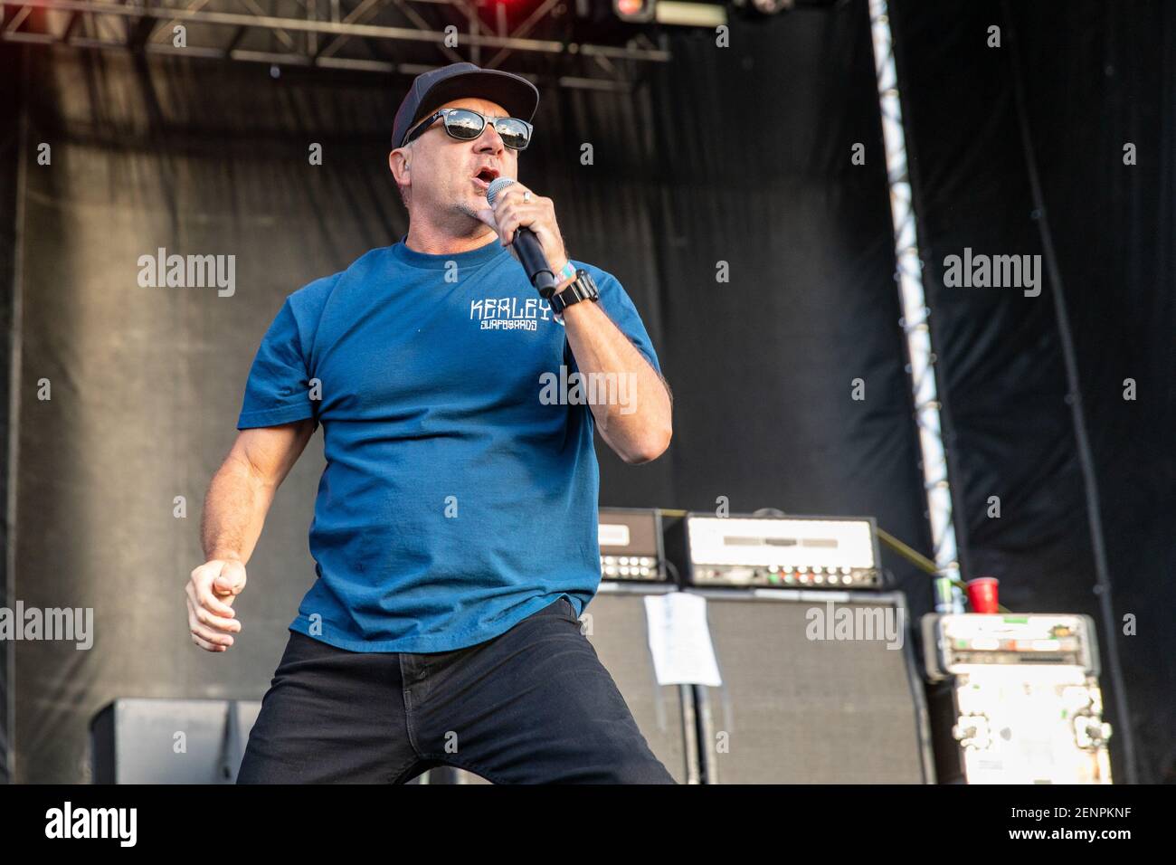 Jim Lindberg of Pennywise during the Riot Fest Music Festival at ...