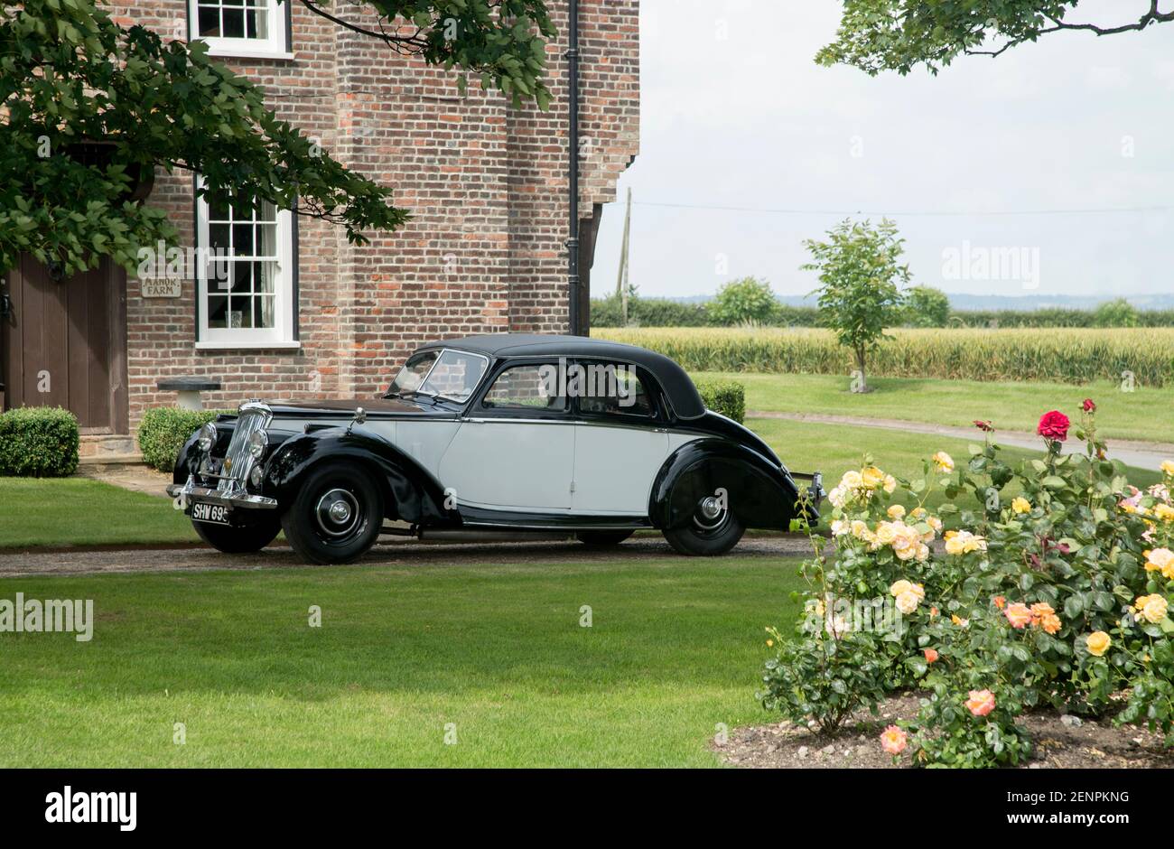 1954 Riley RME classic British saloon car Stock Photo - Alamy