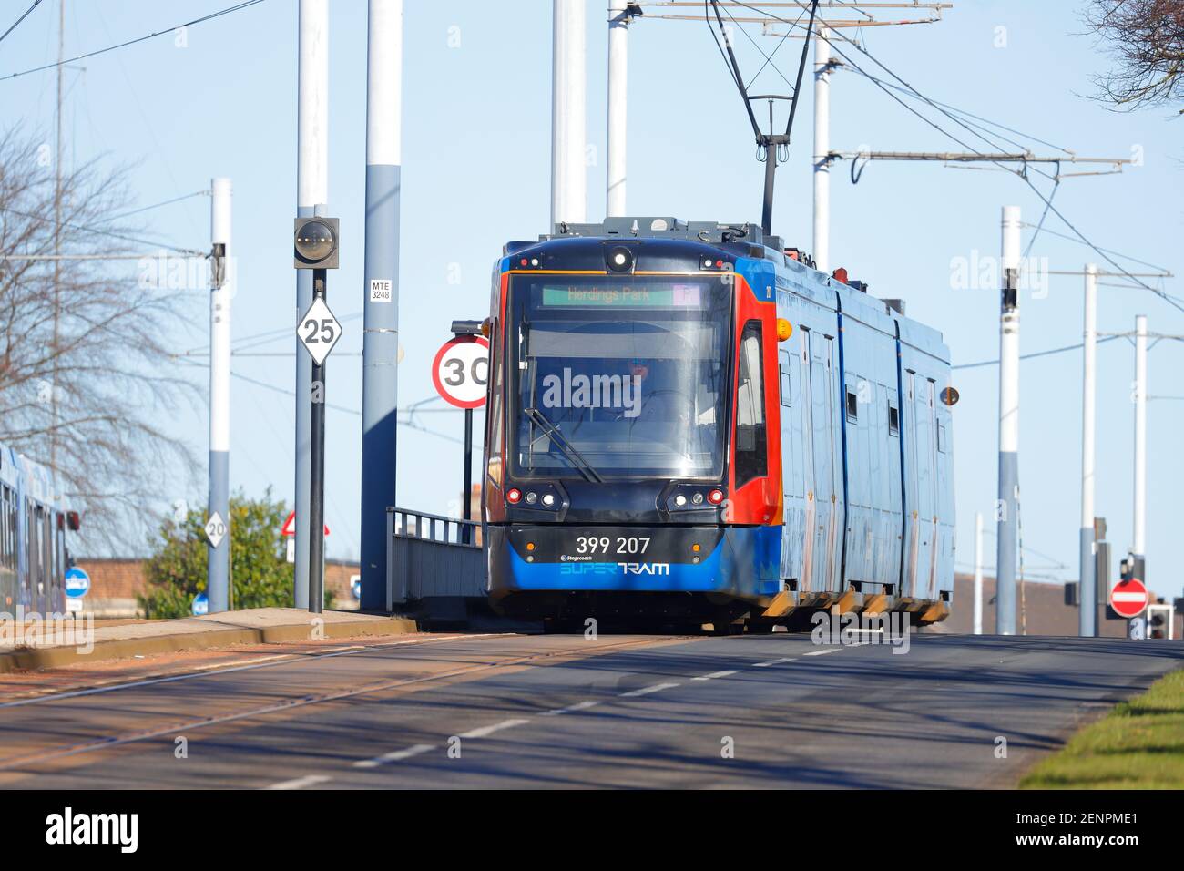 Stagecoach super tram hi-res stock photography and images - Alamy
