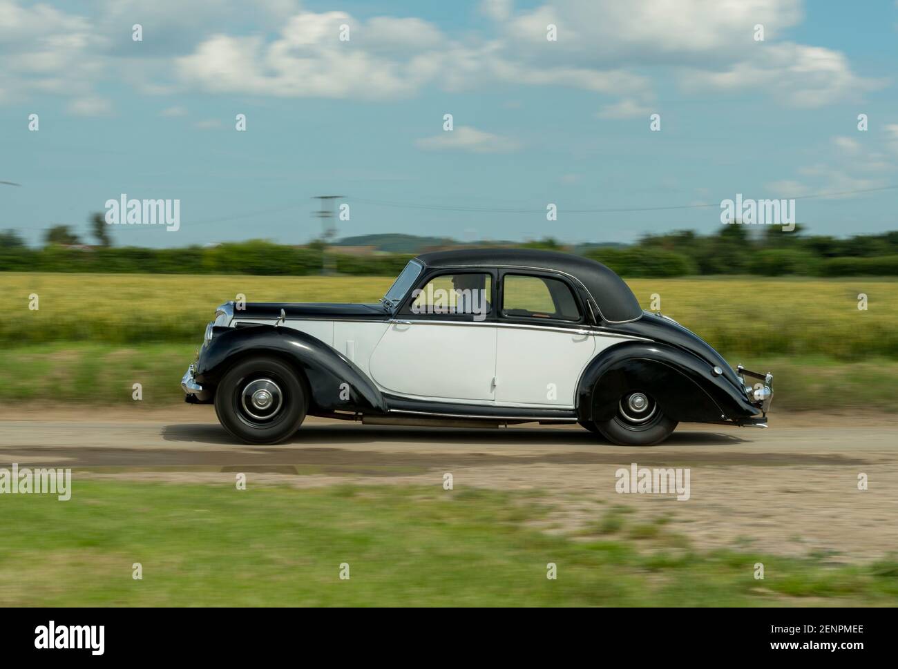 1954 Riley RME classic British saloon car Stock Photo - Alamy