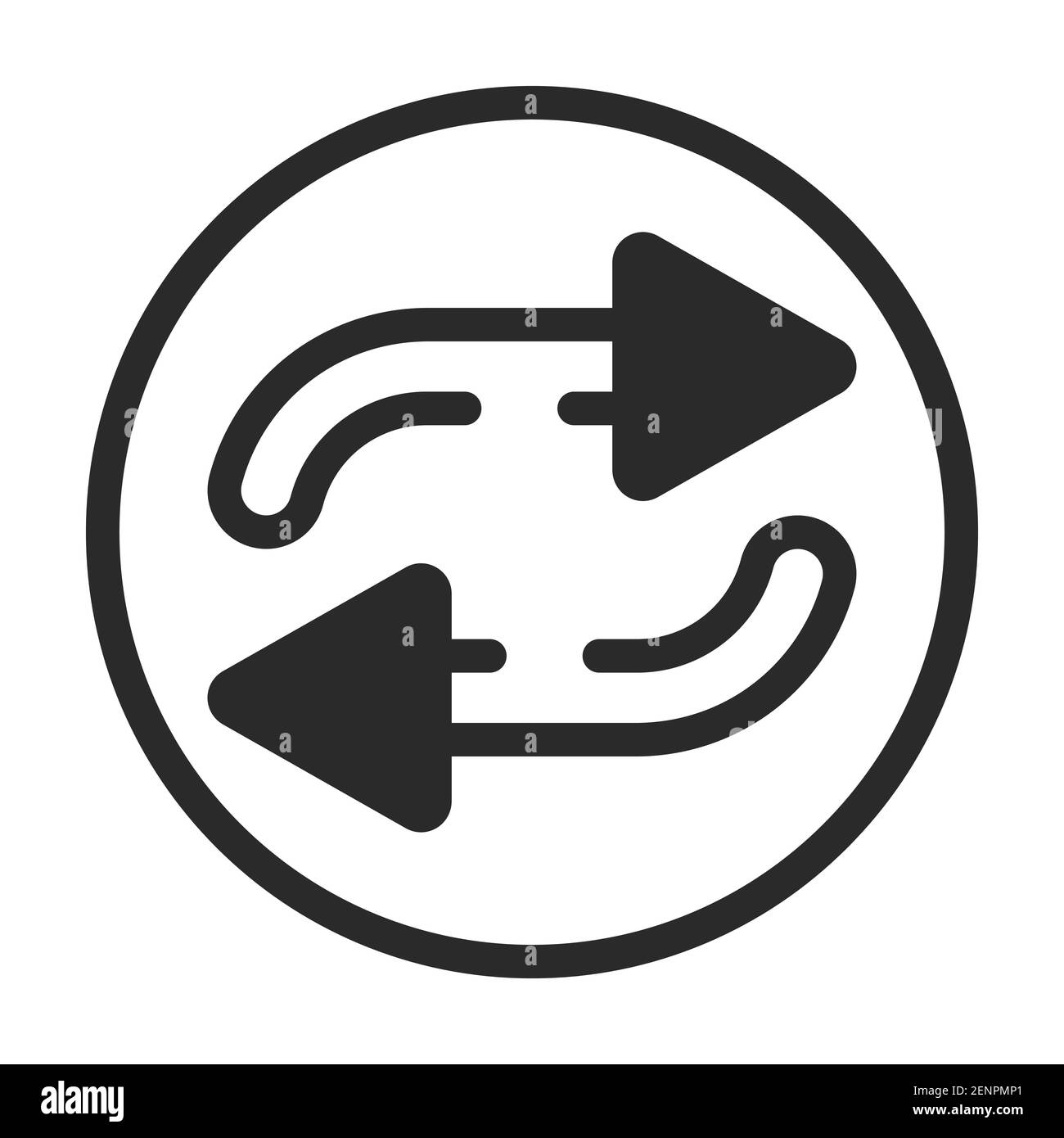 Rounded the a repeat playback or replay playlist icon for apps and ...