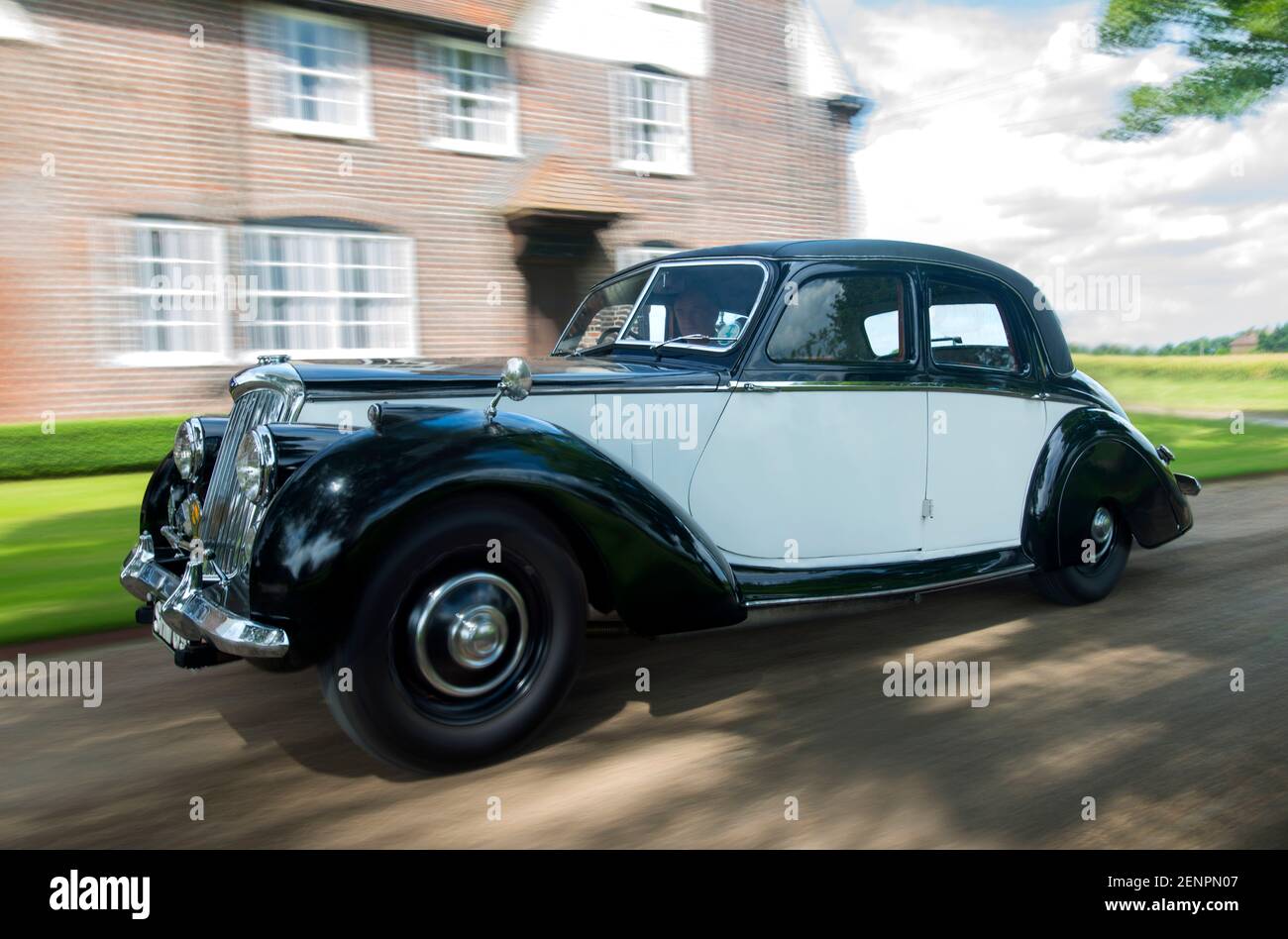 1954 Riley RME classic British saloon car Stock Photo - Alamy