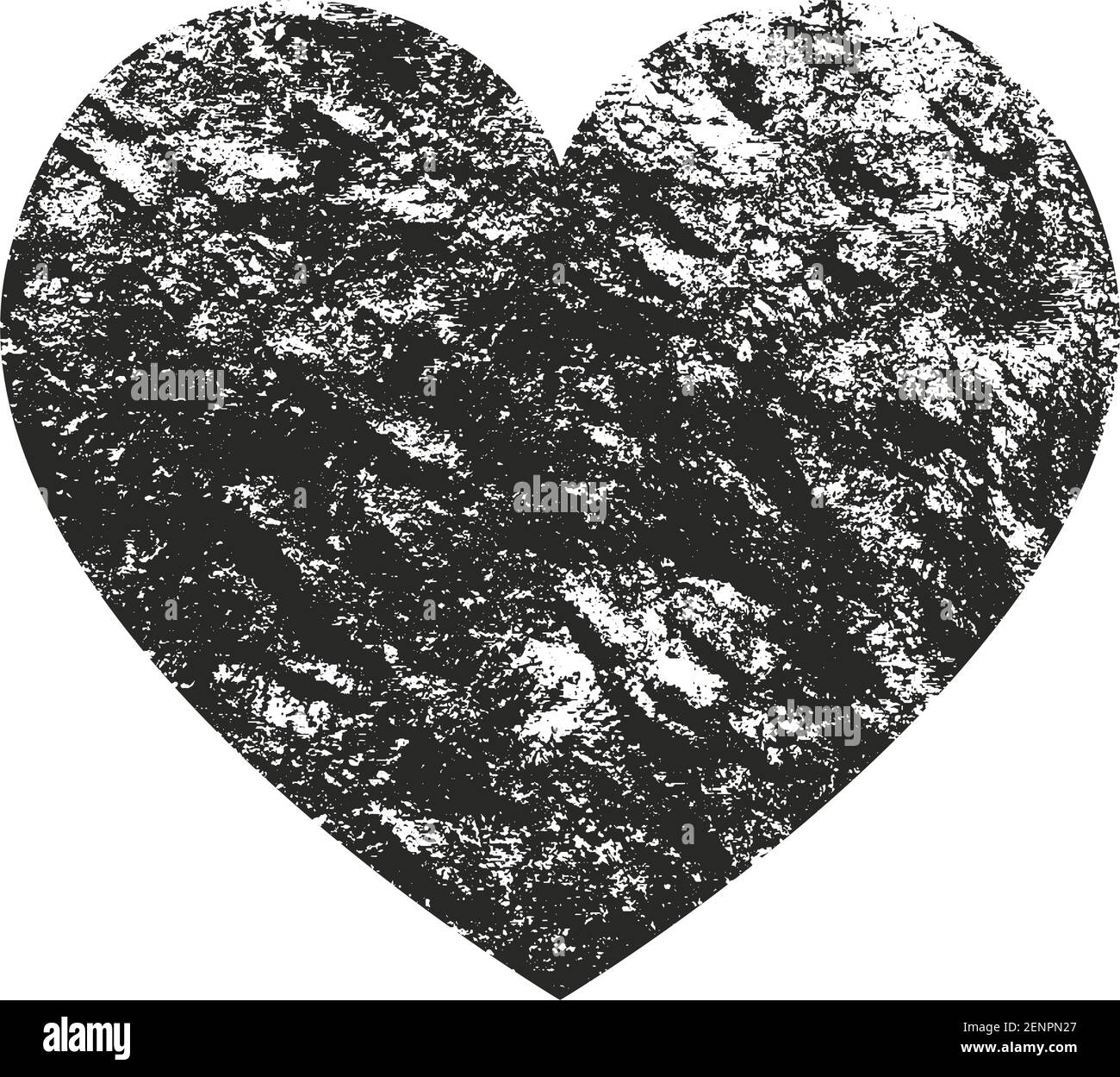 Isolated distress grunge heart with concrete texture. Element for ...